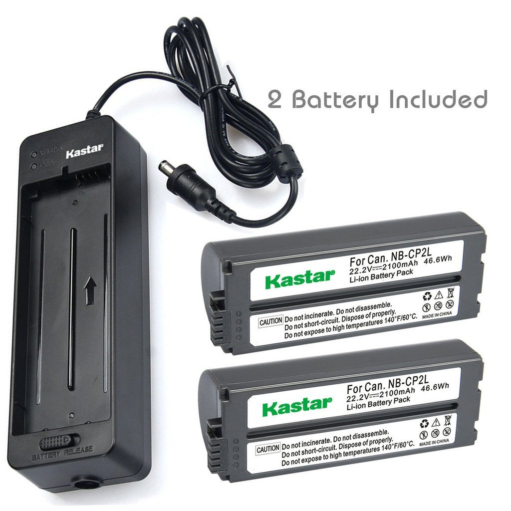 Kastar Battery NB-CP2L(X 3) and Charger BG-CP200 for Canon NB-CP1L CP2L ...