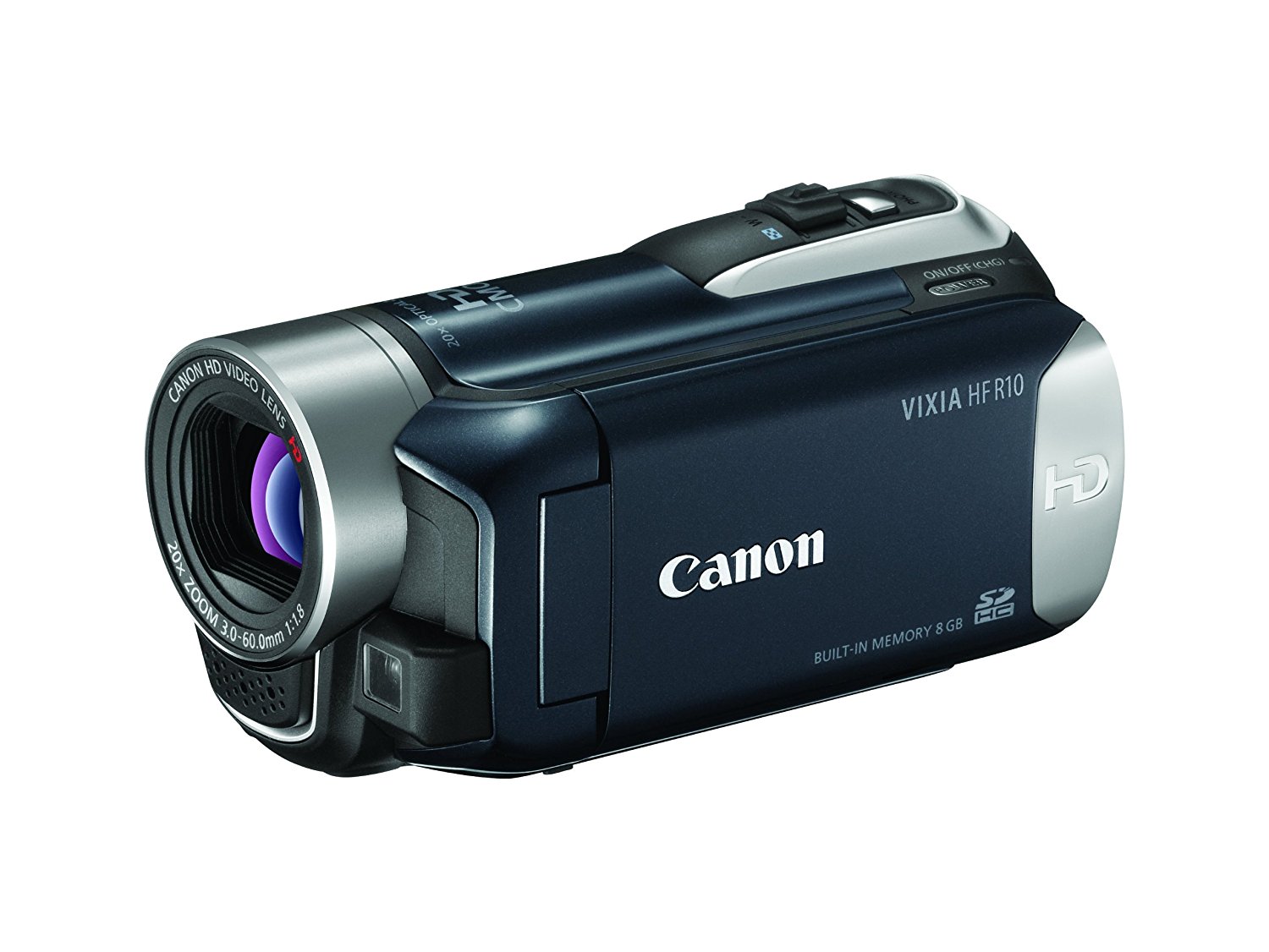 Canon VIXIA HF R10 Full HD Camcorder w/8GB Flash Memory (Red ...