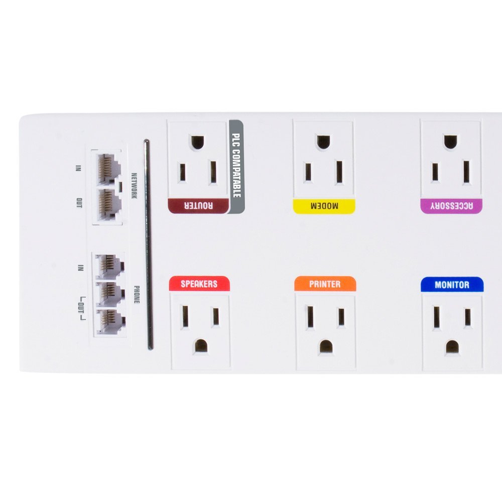 Monster Power Digital PowerCenter MDP 700 - 8 outlets, 2160 joule ...