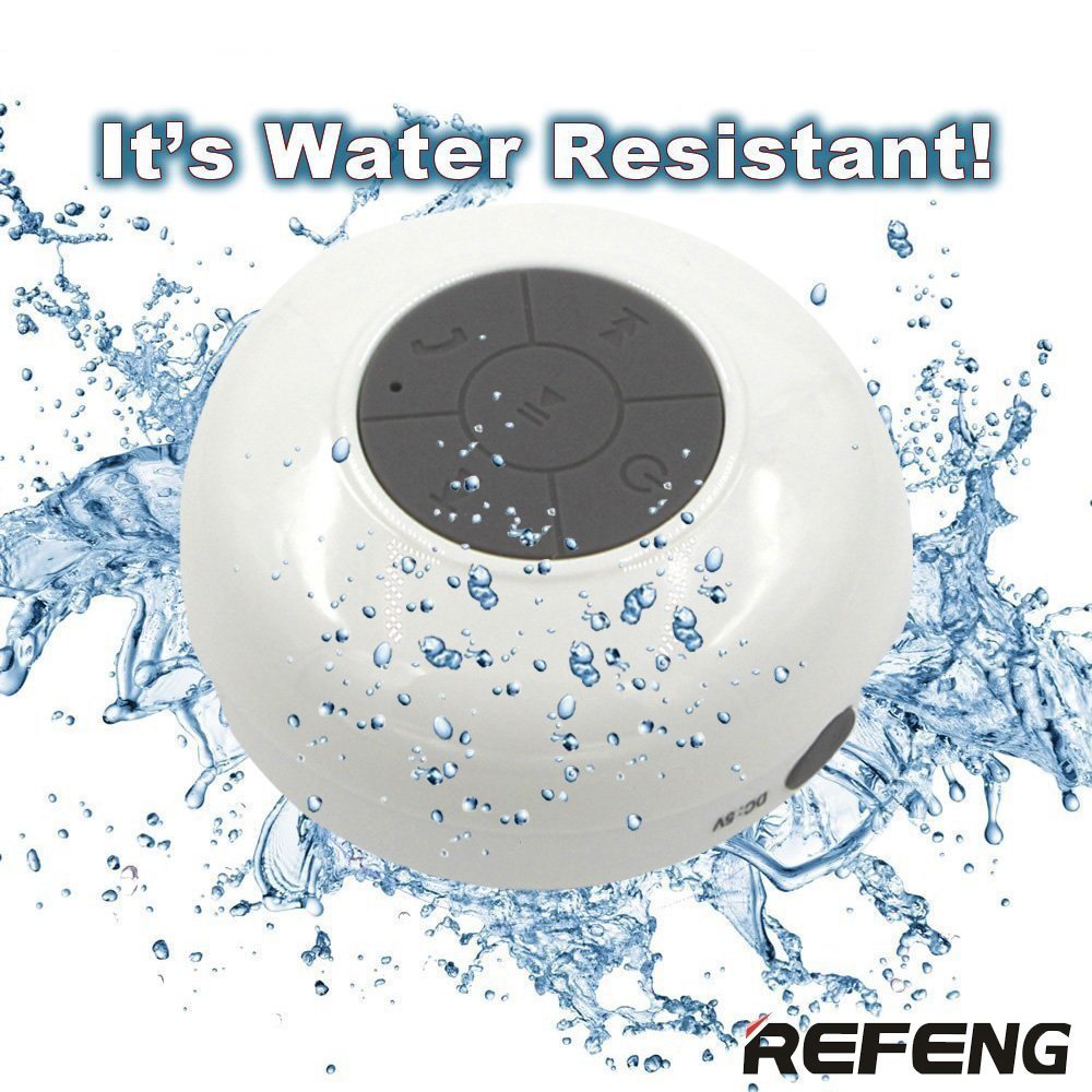 Refeng Rf510 Hd Water Resistant Bluetooth 3 0 Shower Speaker With Ce