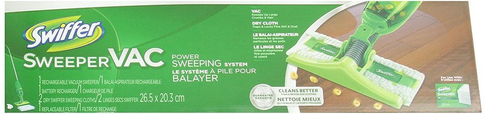 Swiffer Sweepervac Rechargeable Cordless Vacuum Starter Kit, 1 Kit N3 ...