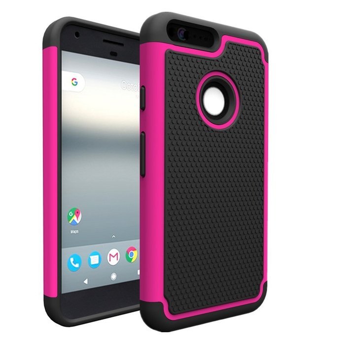 Google Pixel Case, Asstar Dual Layer Hybrid Defender Protective Shock ...