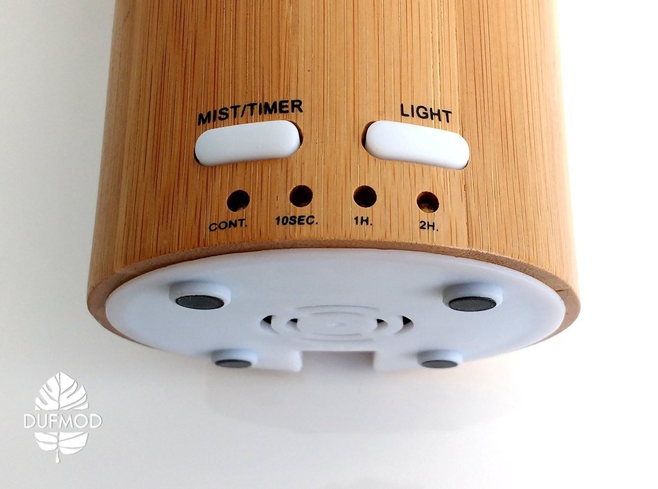 150ml Real Bamboo Wood Diffuser for essential oils, Cool Mist ...