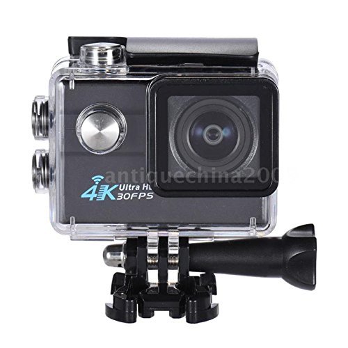 WiFi 4K HD 1080P 170°Waterproof Sport DV Video Action Camera Helm ...
