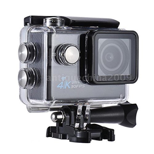WiFi 4K HD 1080P 170°Waterproof Sport DV Video Action Camera Helm ...