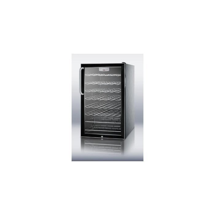Summit SWC525LCSS 20" Built In or Freestanding Wine Cellar with 4.5 cu ...