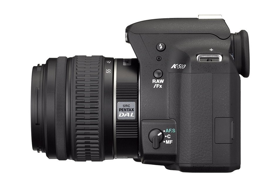 Pentax K-500 16MP Digital SLR Camera Kit with DA L 18-55mm f3.5-5.6 and ...