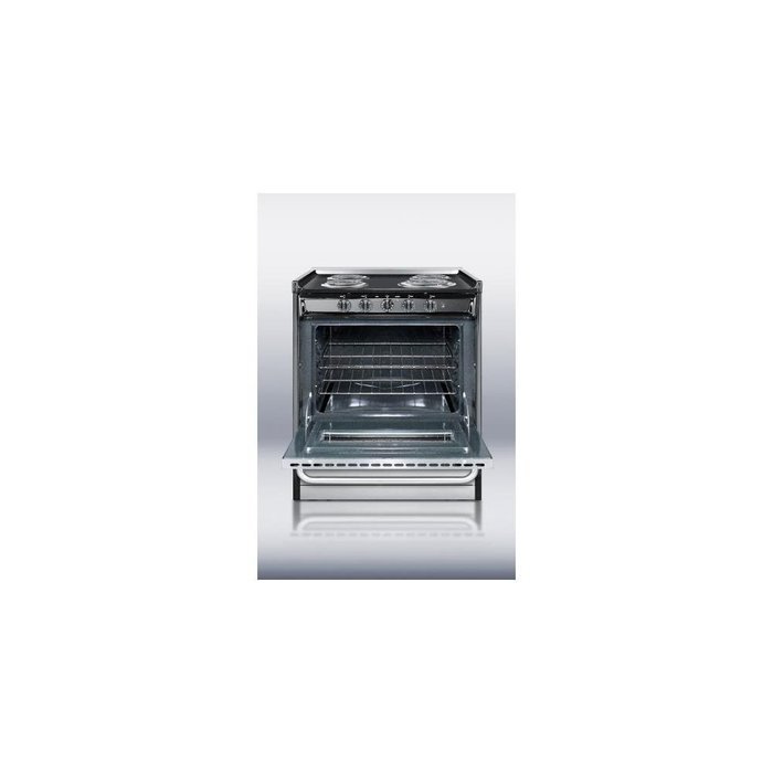 Summit Professional Series TEM210BRWY 30" Electric Range with 4 Coil ...