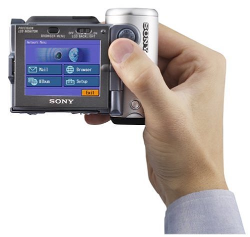 Sony DCRIP7BT MicroMV Digital Camcorder w/ 2.5" Hybrid LCD, 8MB Memory ...
