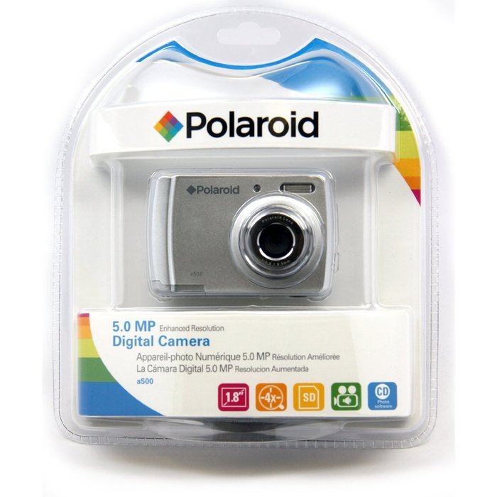 Polaroid CAA-500VC 5MP CMOS Digital Camera with 1.8-Inch LCD Display ...