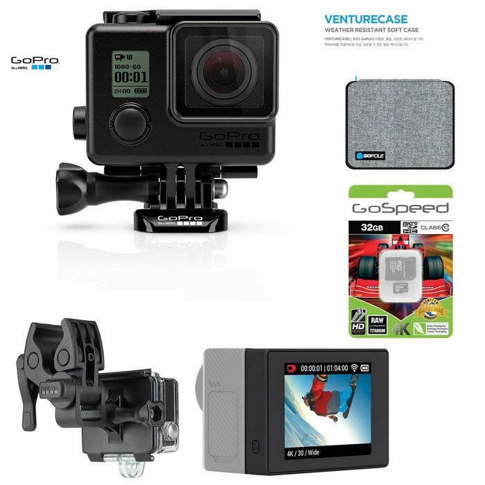 GoPro Hero4 Hero 4 12MP Full HD 4K 30fps 1080p 120fps Built-In Wi-Fi ...