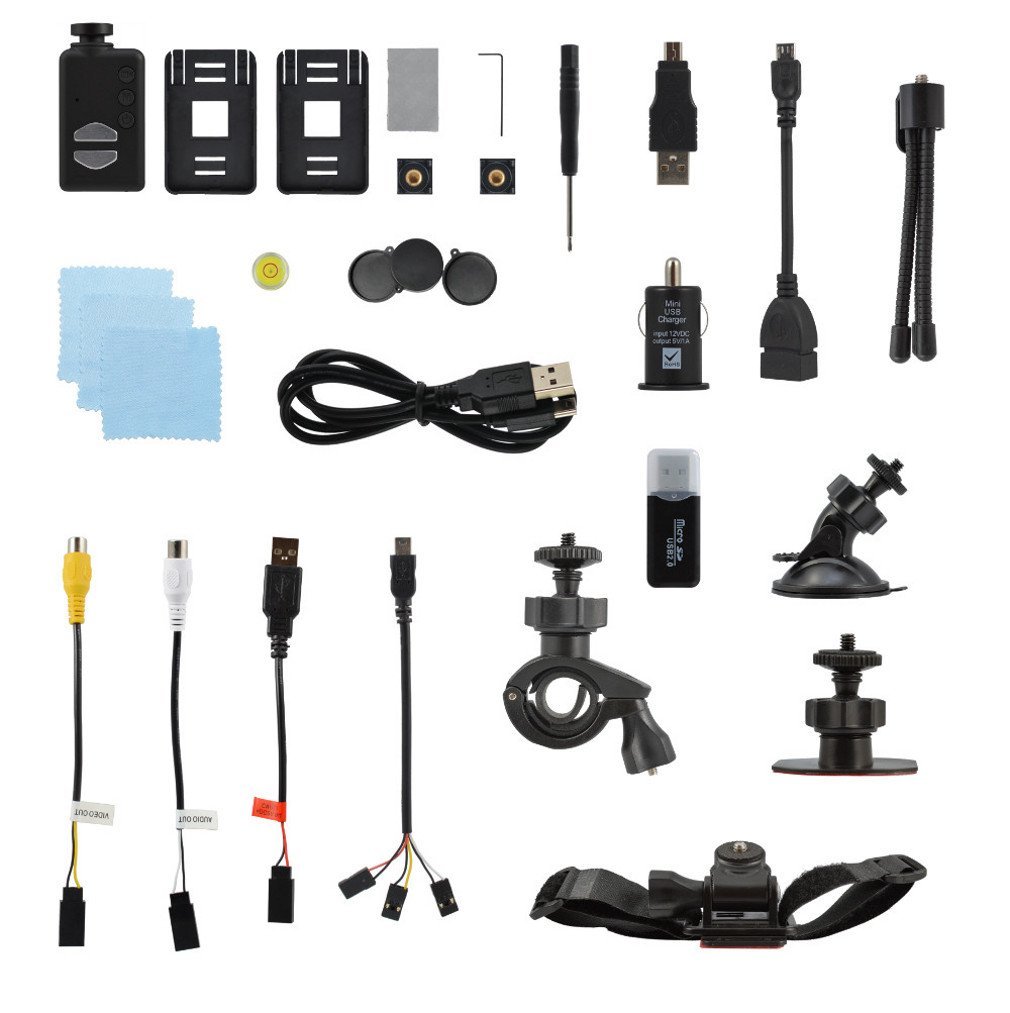 Wide Angle Mobius ActionCam HD Camera Ultimate Edition (V3 / 820 mAh ...