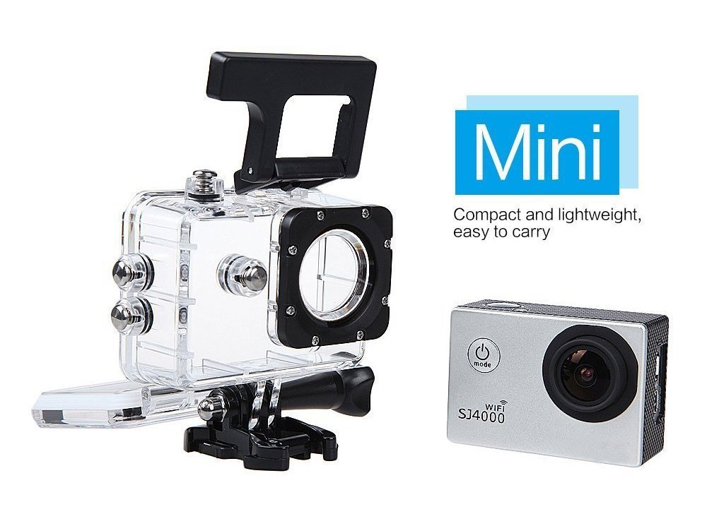 Mira-Tech Waterproof Action Camera 12MP 1080P HD with 2 Batteries and ...