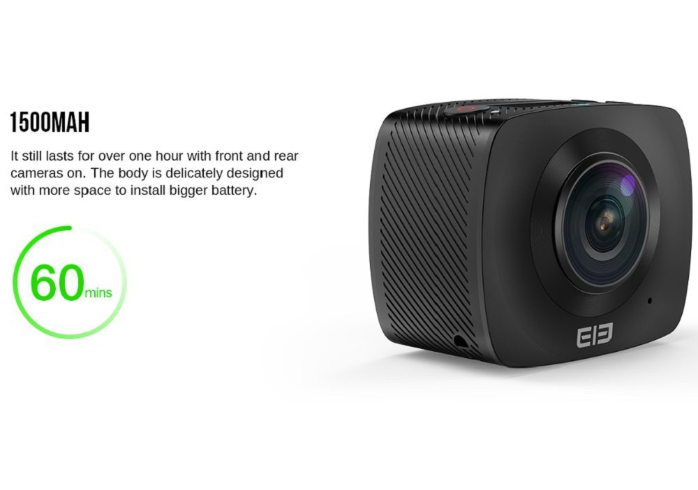 Elephone - EleCam 360 Degree Spherical Panorama Fisheye VR Camera HD ...