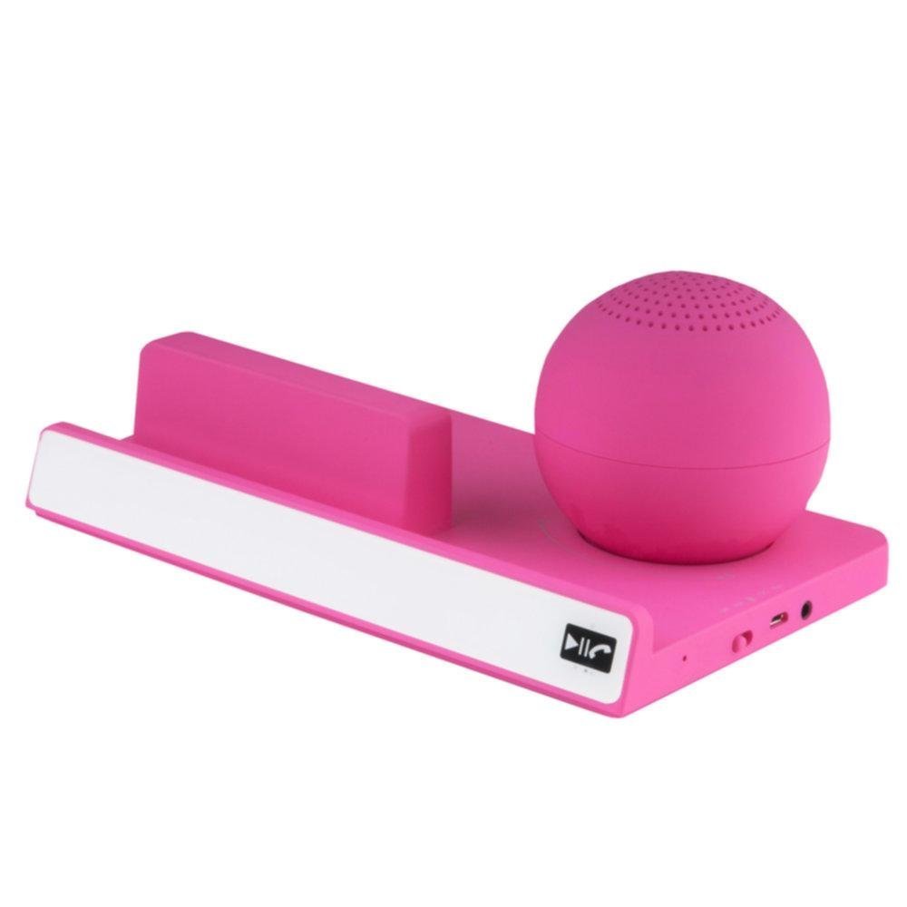 Supersonic Portable Bluetooth Speaker with Stand-Pink consumer ...
