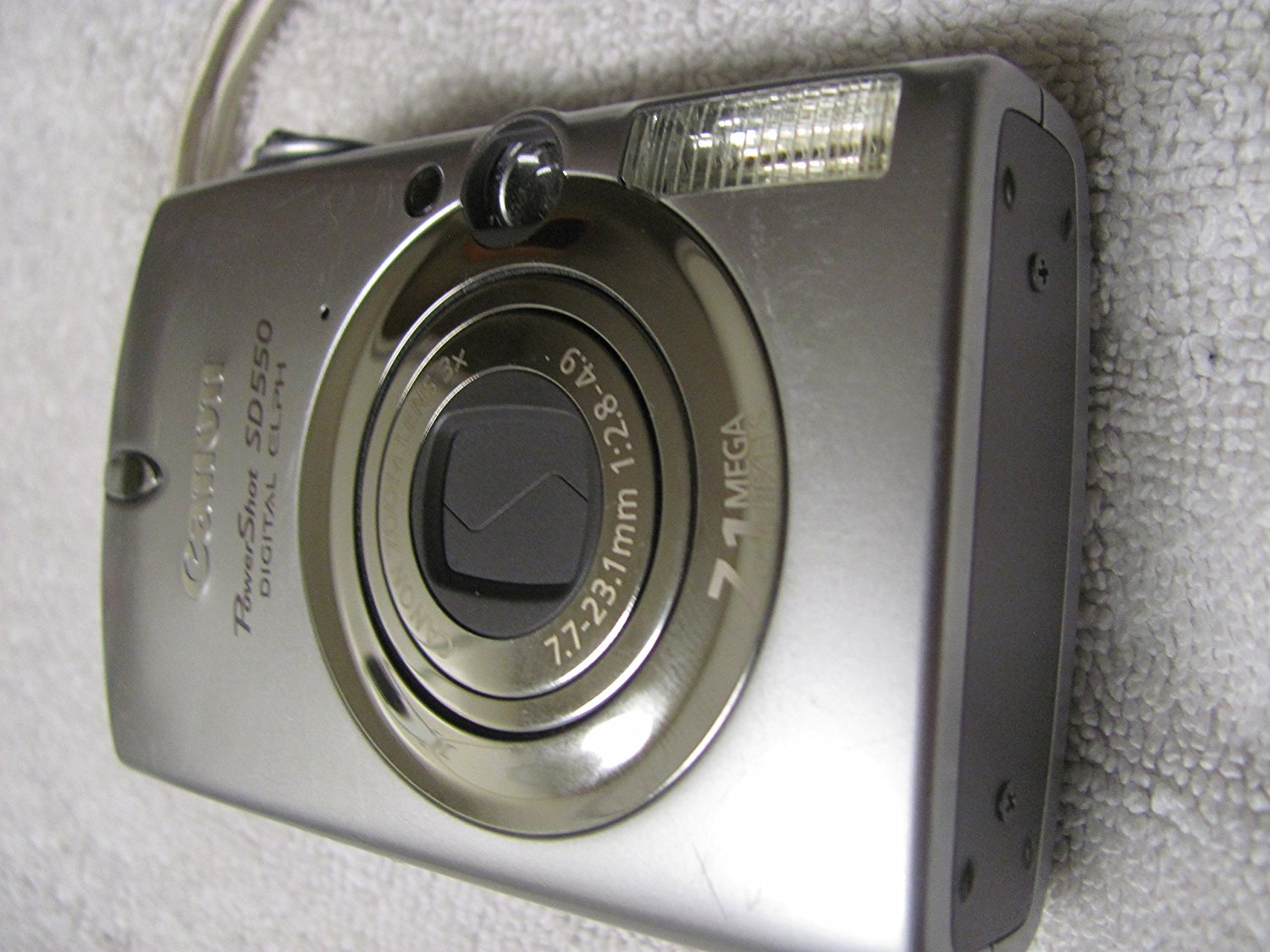 Canon PowerShot SD550 7.1 MP Digital Camera - Silver N3 free image download