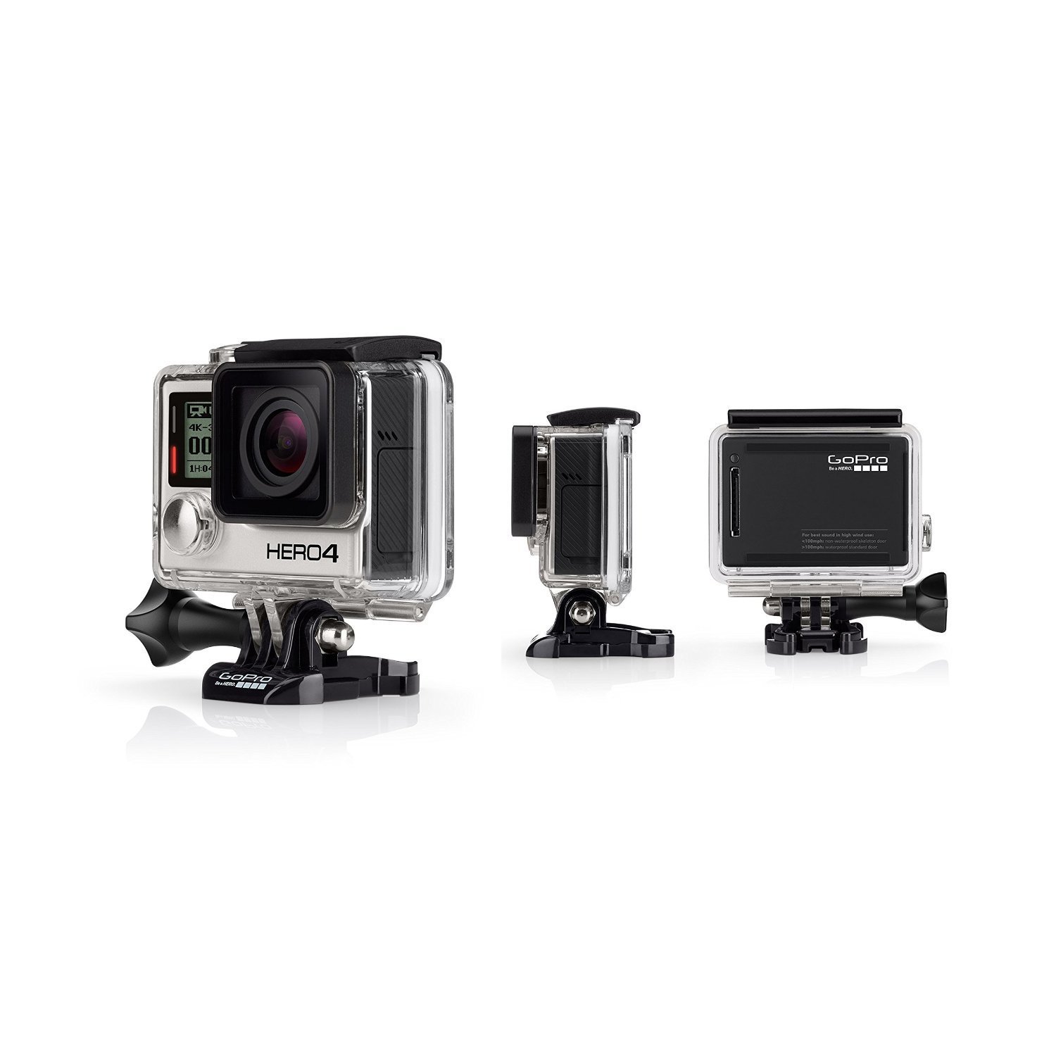 GoPro HERO 4 Black Edition Waterproof Sports & Action Camera (Certified ...