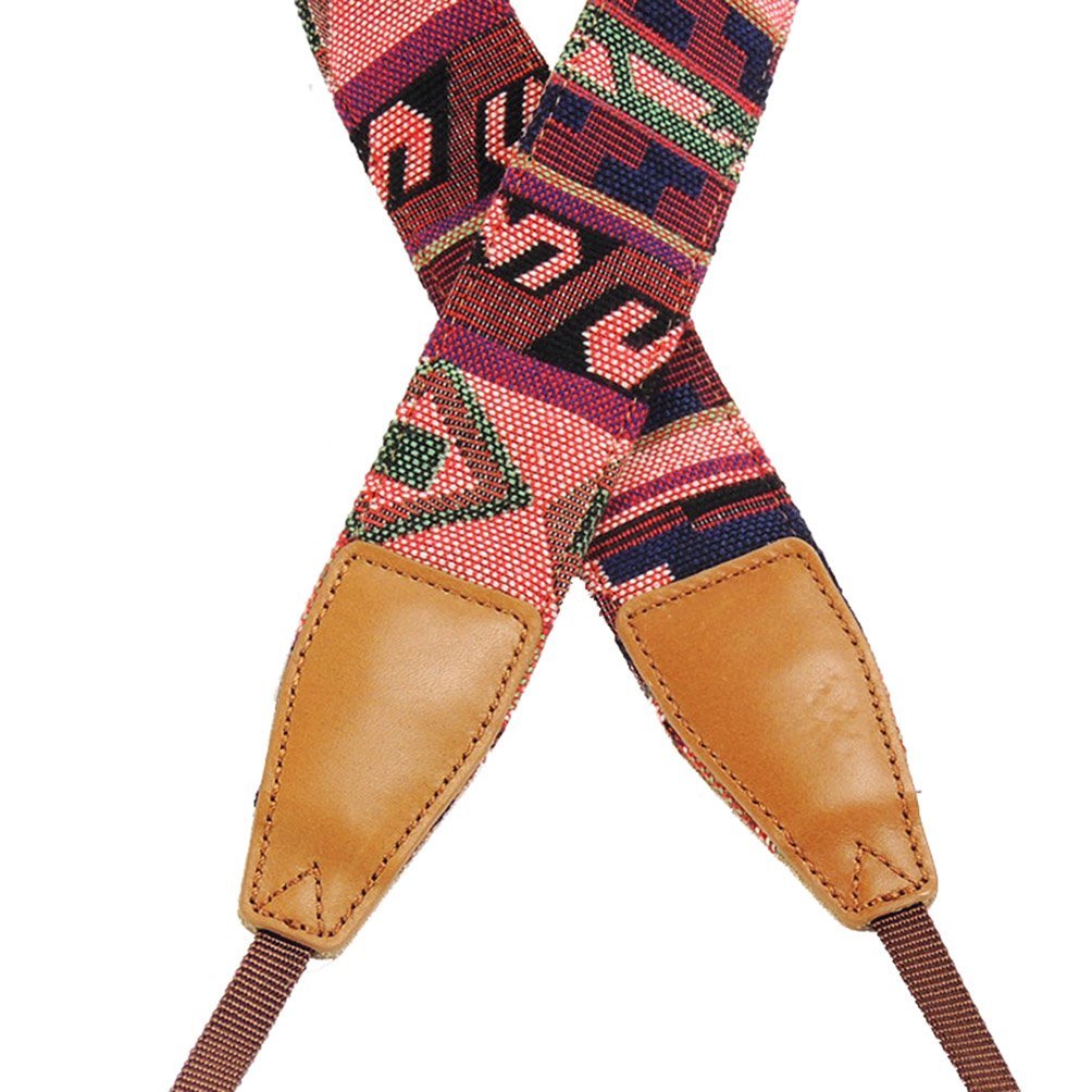 Mavota Colorful Stripe Camera Shoulder Neck Strap Camera Belt For Canon ...