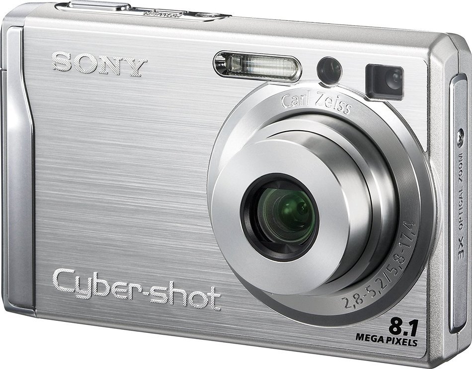 Sony Cybershot DSCW90 8.1MP Digital Camera with 3x Optical Zoom and ...