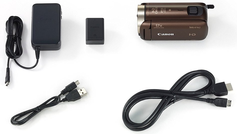 Canon 32GB memory built-in full high-definition video camera (Brown ...