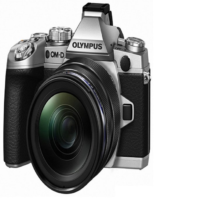 Olympus OM-D E-M1 Camera with 12-40mm F2.8 PRO Lens(silver w/black trim ...