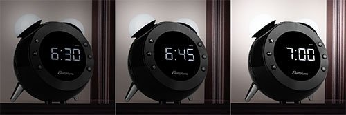 Electrohome Retro Alarm Clock Radio with Motion Activated Night Light ...