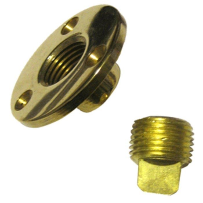 Perko Garboard Drain & Drain Plug Assy Cast Bronze/Brass MADE IN THE ...