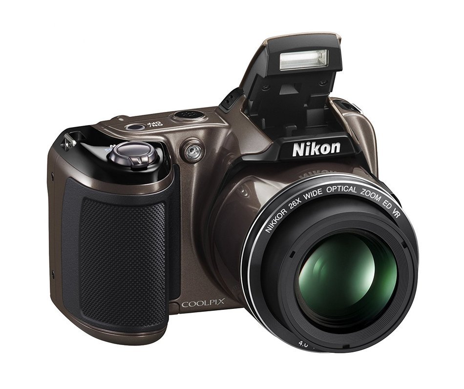 Nikon Coolpix L810 Compact Digital Camera - Bronze (16.1MP, 26x Optical ...