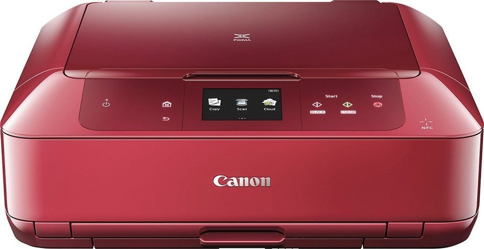 Canon - PIXMA MG7720 Red Wireless All-In-One Printer - Red free image ...