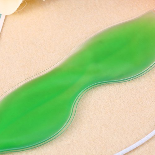 Obula(TM) New green color Ice Compress Gel Eye Care Eye Shield Lovely ...