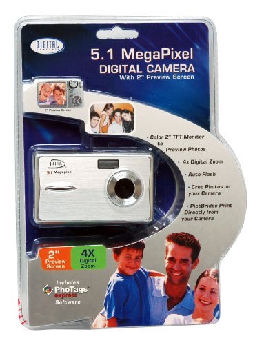 Digital Concepts 5.1 MP Digital Camera (Silver) (OLD MODEL) N2 free ...
