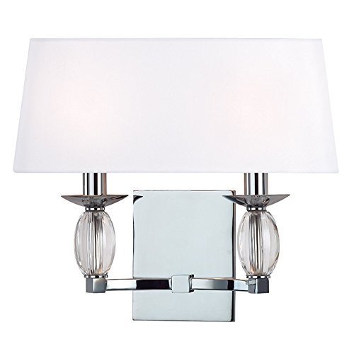 Hudson Valley Lighting Cameron 2-Light Wall Sconce - Polished Chrome ...