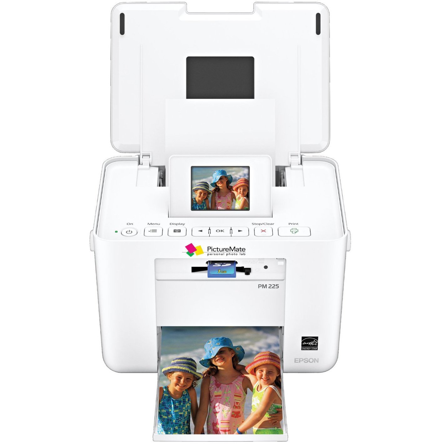 Epson PM225 PictureMate Charm Compact Photo Inkjet Printer + USB ...