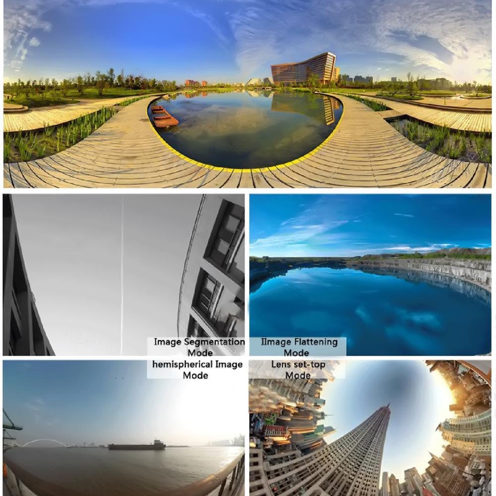 NiceEshop(TM) 4K 360 Degree Wifi Panoramic Camera Ultra HD 2448x2448 ...