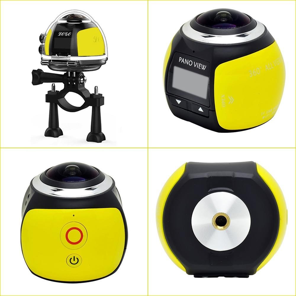 NiceEshop(TM) 4K 360 Degree Wifi Panoramic Camera Ultra HD 2448x2448 ...