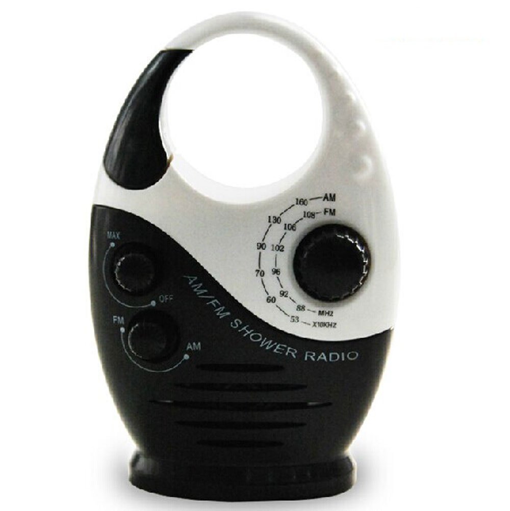 Pesp® Portable Mini AM/FM Hanging Shower Bathroom Waterproof Music ...