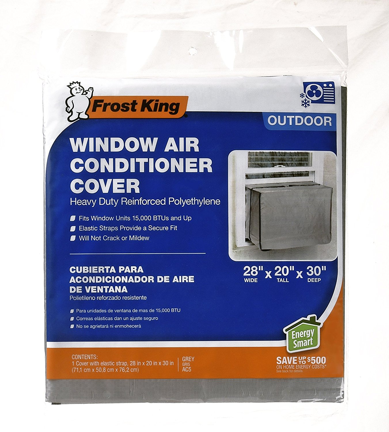 Frost King AC5H Outside Window Air Conditioner Cover, 20 x 28 x 30-Inch ...
