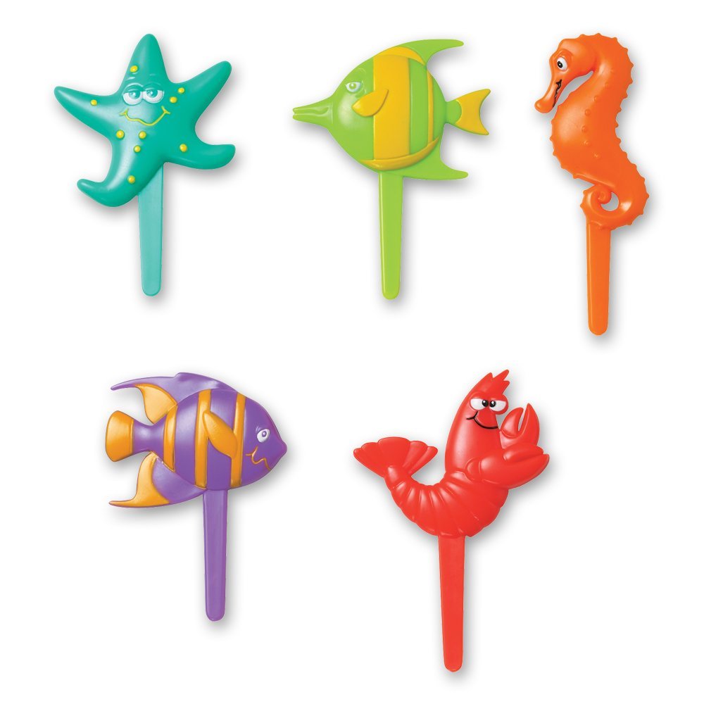DecoPac Sea Life Friends DecoPic Cupcake Picks (12 Count) free image ...