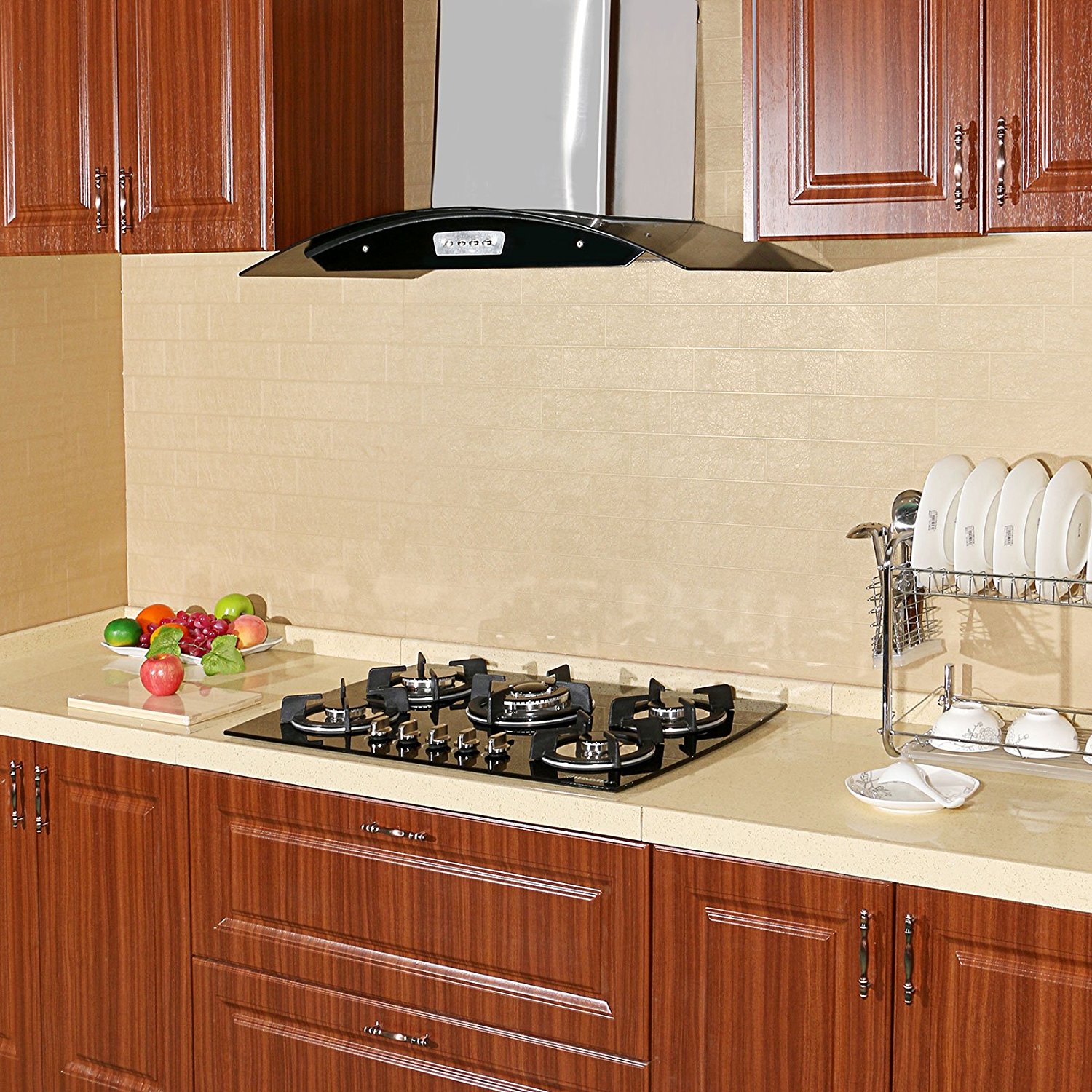 Brand New 30" Tempered Glass Built-in Kitchen 5 Burner Oven Gas ...