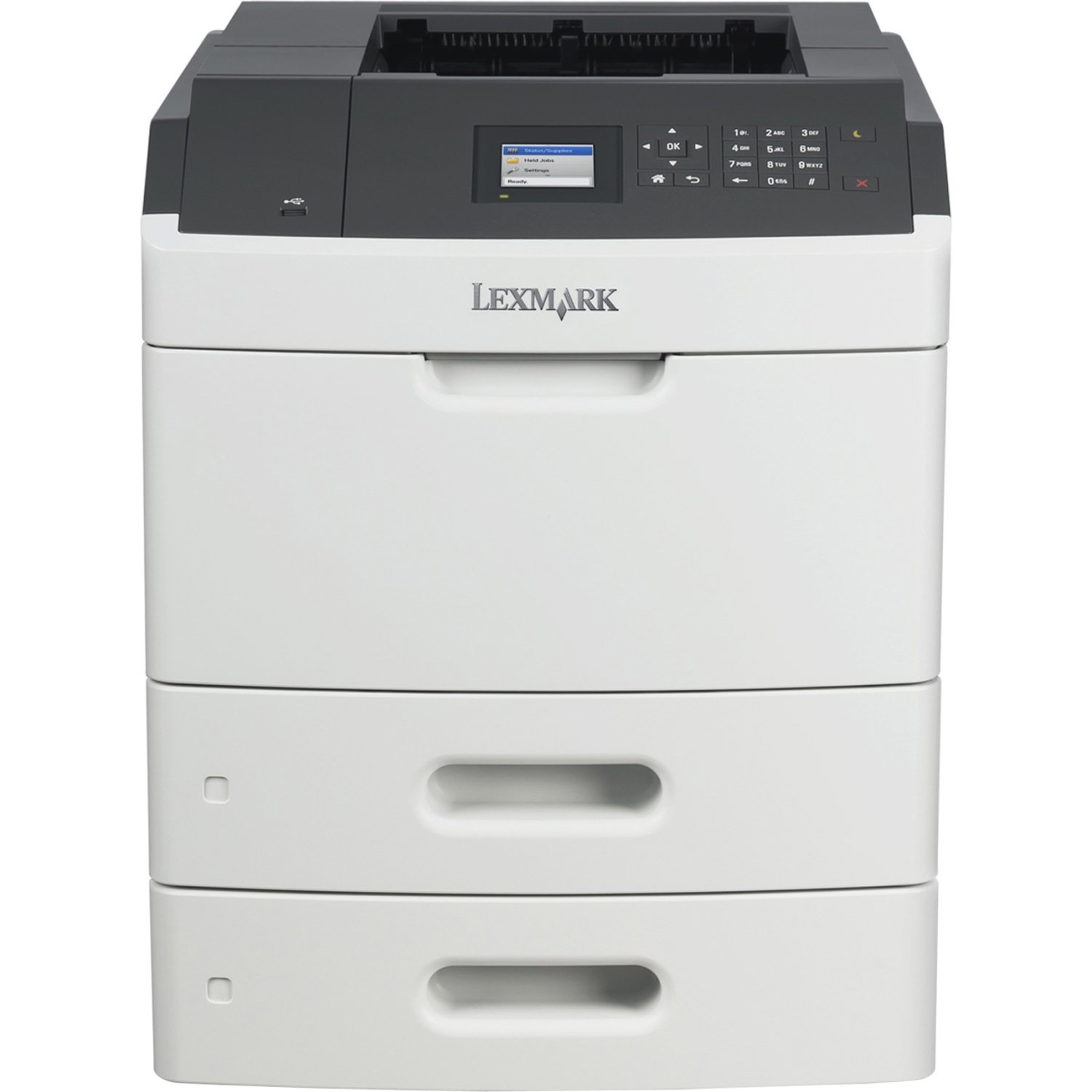 Lexmark MS812DTN Monochrome Laser Printer - 70 ppm - 40G0410 free image ...