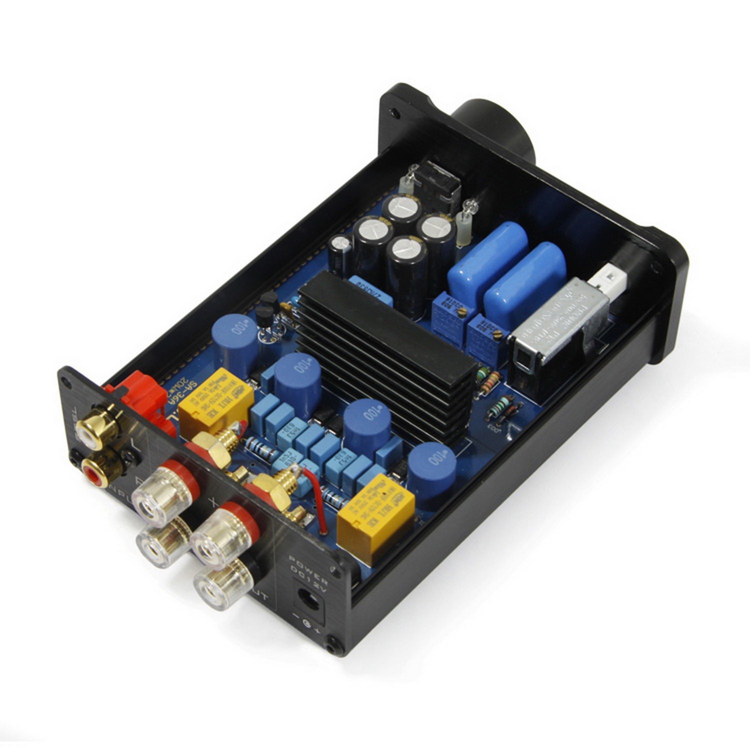SMSL SA 36A 2 20W TA2020 Tripath Class T Amp Stereo Amplifier Silver smsl-sa-36a-2-20w-ta2020-tripath-class-t-amp-stereo-amplifier-silver