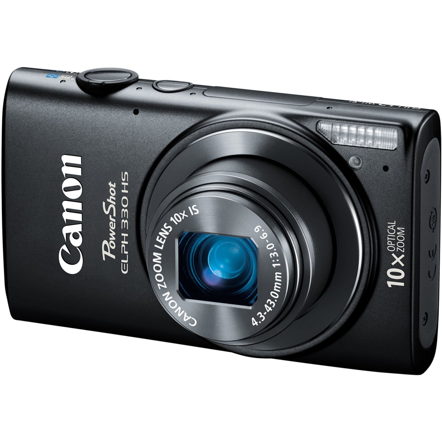 Canon PowerShot ELPH 330 12MP Digital Camera with 10x Optical Image ...