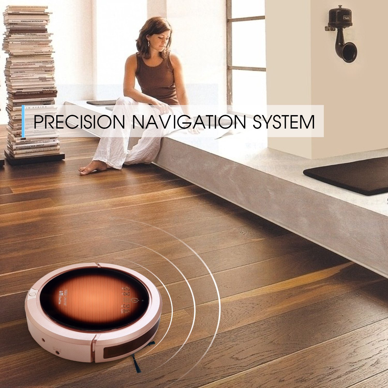 CleanMate QQ6 Vacuum Cleaning Robot (Gold) N3 free image download