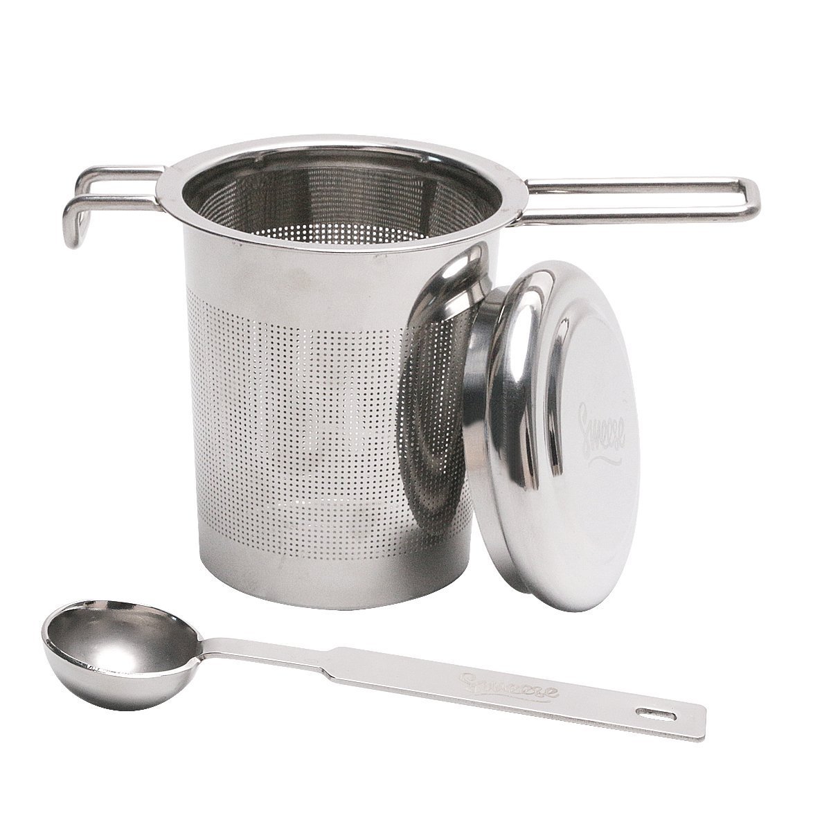 Tea Infuser - 18/8 Stainless Steel - Plus Bonus Tea Spoon - by Sweese ...