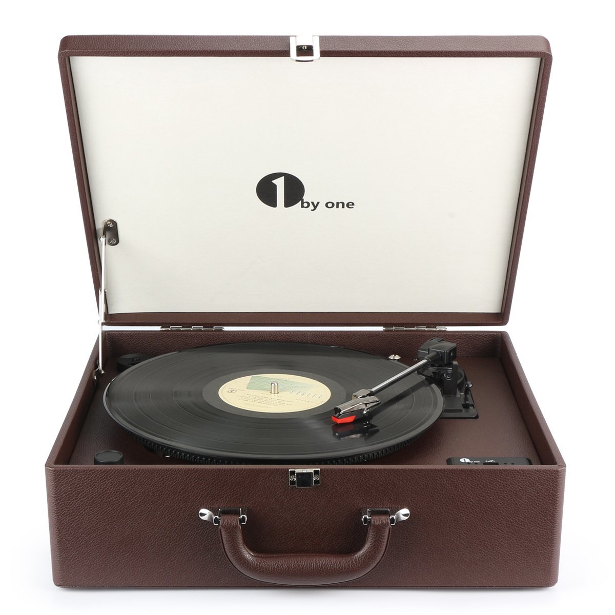 1byone Suit-case Style Turntable with Speaker, Bluetooth support and ...