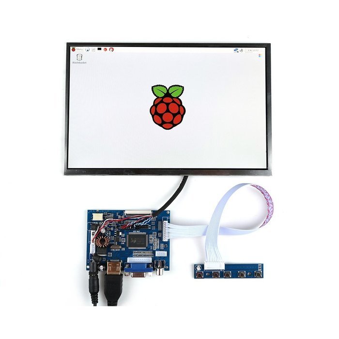 GeeekPi 10 1 Inch 1280 X 800 HD Screen TFT LCD Display HDMI Monitor For