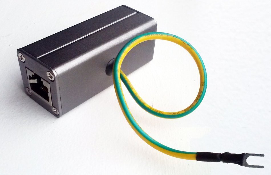 RiteAV - Outdoor Ethernet POE+ / RJ-45 Surge Protector (Shielded) for ...