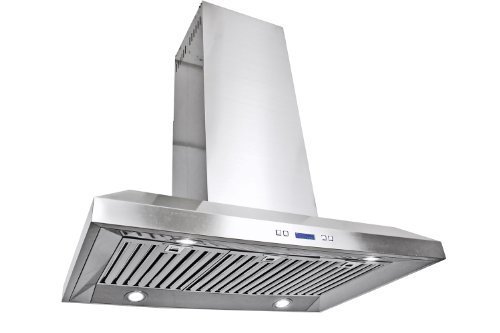 Akdy New 36" European Style Island Mount Stainless Steel Range Hood ...