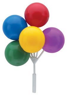 Bright Primary Colored Balloon Clusters for Cakes or Cupcakes! free ...