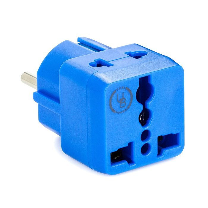 Yubi Power 2 in 1 Universal Travel Adapter with 2 Universal Outlets ...